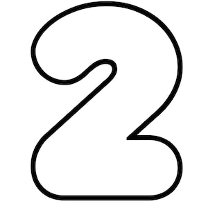 Large Bubble Numbers for Classroom Big Number Templates Printable Block ...