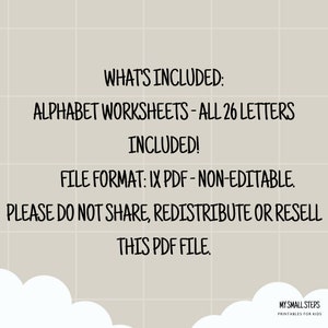 Printable Alphabet Worksheets for Preschool Practice Sheets ...