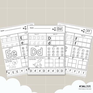 Printable ABC Worksheets, Alphabet Activity Pages, Preschool Letter of ...