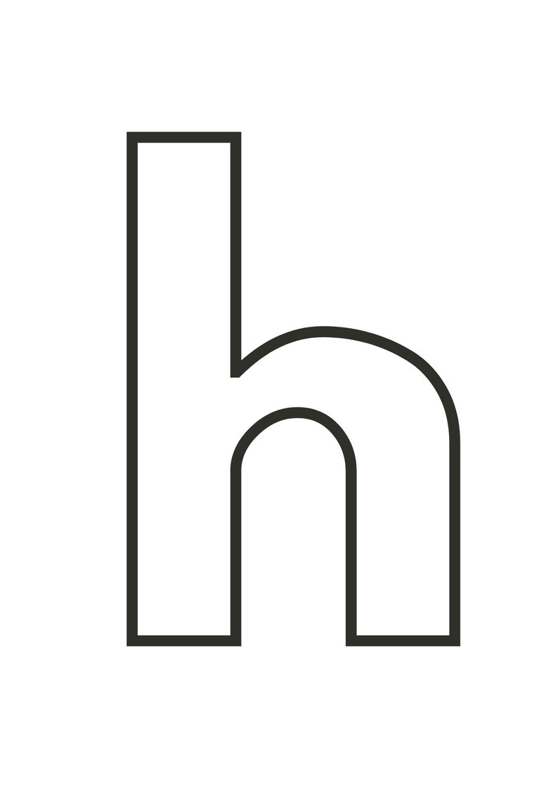 Large Printable Alphabet Letters for Classroom Lowercase Letters Big ...