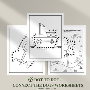 Dot to Dot Printable, Connect the Dots 1-30, Cute Coloring Pages ...