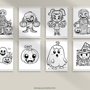 Halloween Coloring Pages for Kids, Printable Fall Coloring Sheets ...
