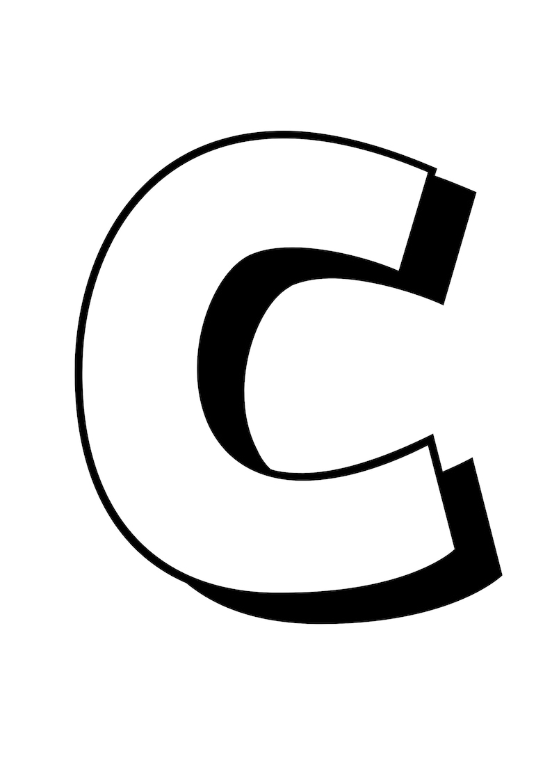 Large Alphabet Bubble Letters for Bulletin Board Big Letters Templates ...