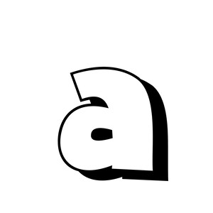 Large Alphabet Bubble Letters for Bulletin Board Big Letters Templates ...