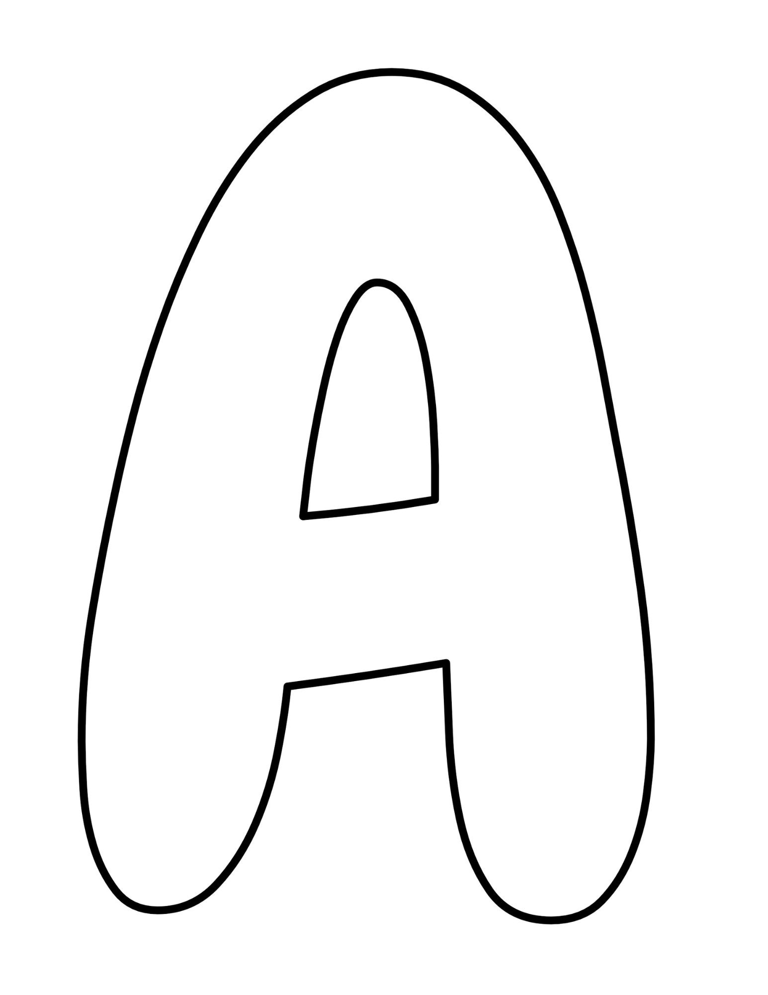 Letras grandes imprimibles para el aula, plantillas de letras grandes ...