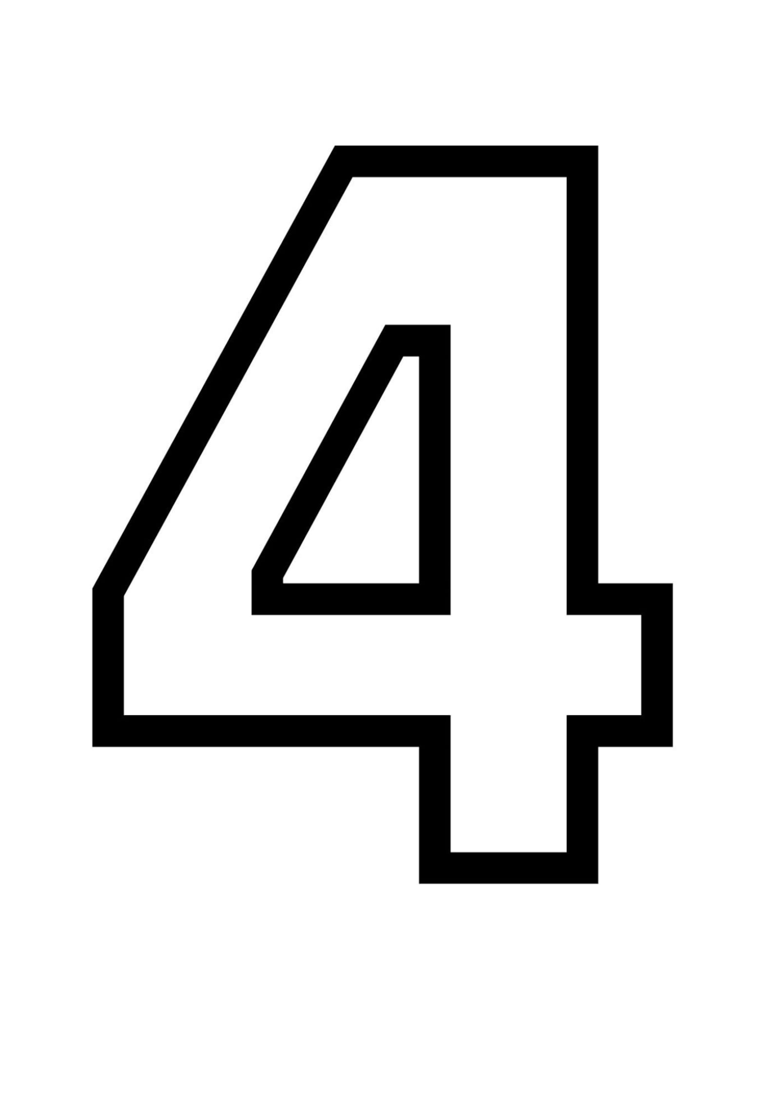 Large Bubble Numbers for Classroom Big Number Templates Printable Block ...