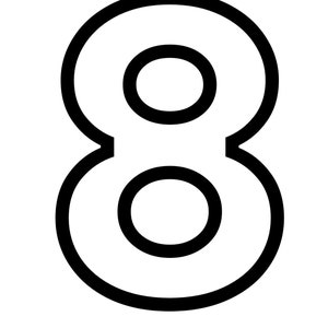 Large Bubble Numbers for Classroom Big Number Templates Printable Block ...