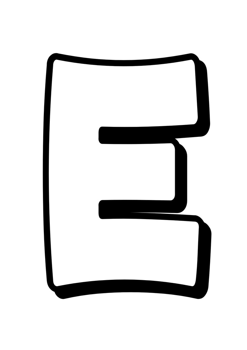 Large Printable Alphabet Letters for Classroom 8 Inch Big Number ...