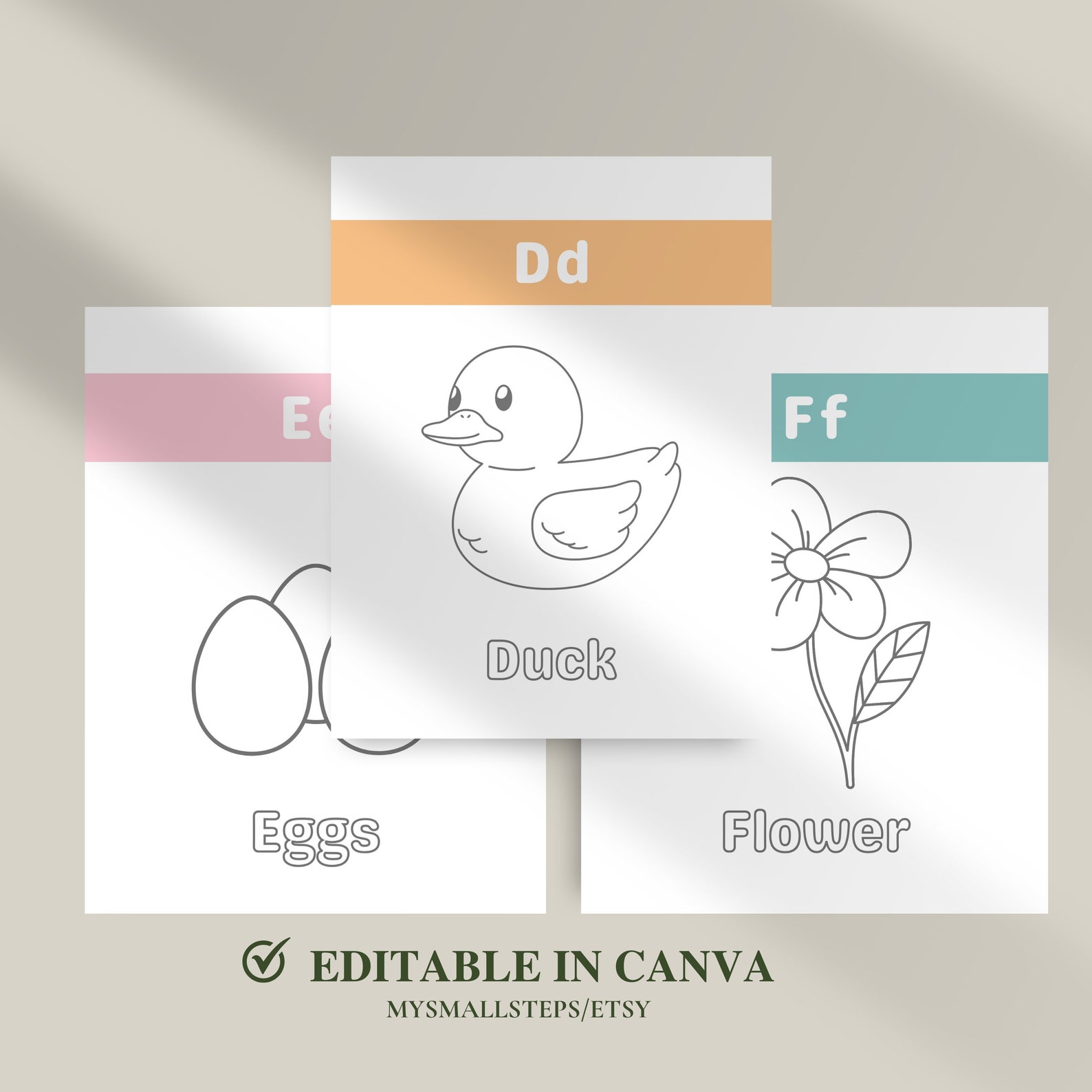 Alphabet Coloring Pages, Editable ABC Coloring Book, Kindergarten ...