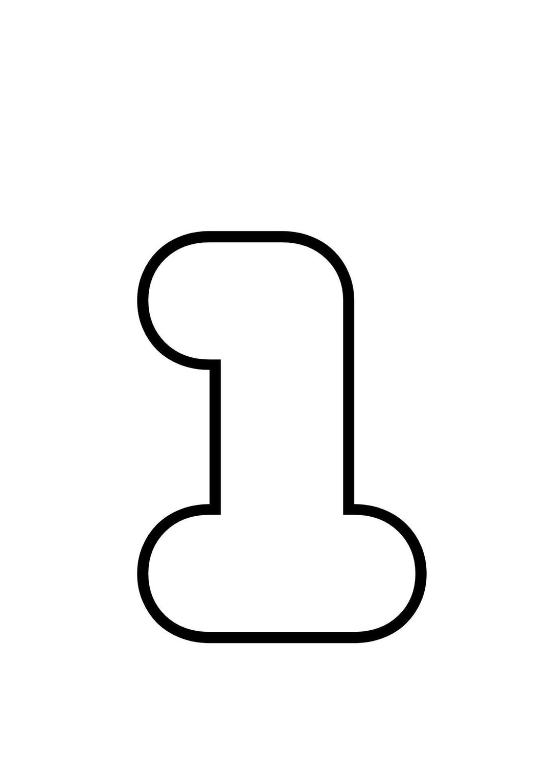 Large Bubble Numbers for Classroom Big Number Templates Printable Block ...