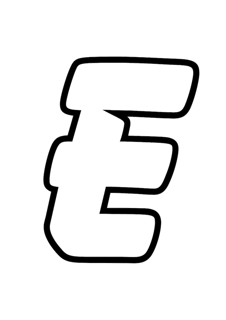 Large Printable Alphabet Letters for Classroom 8 Inch Big Number ...