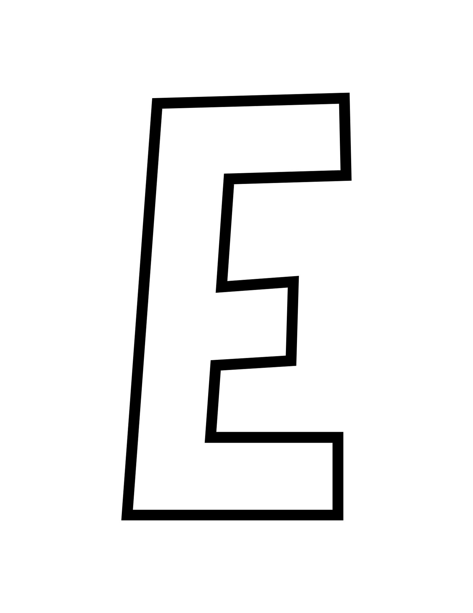 Large Alphabet Uppercase Letters for Classroom Big Letters Templates ...