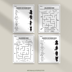 Printable Halloween Activities, Printable Halloween Busy Book ...