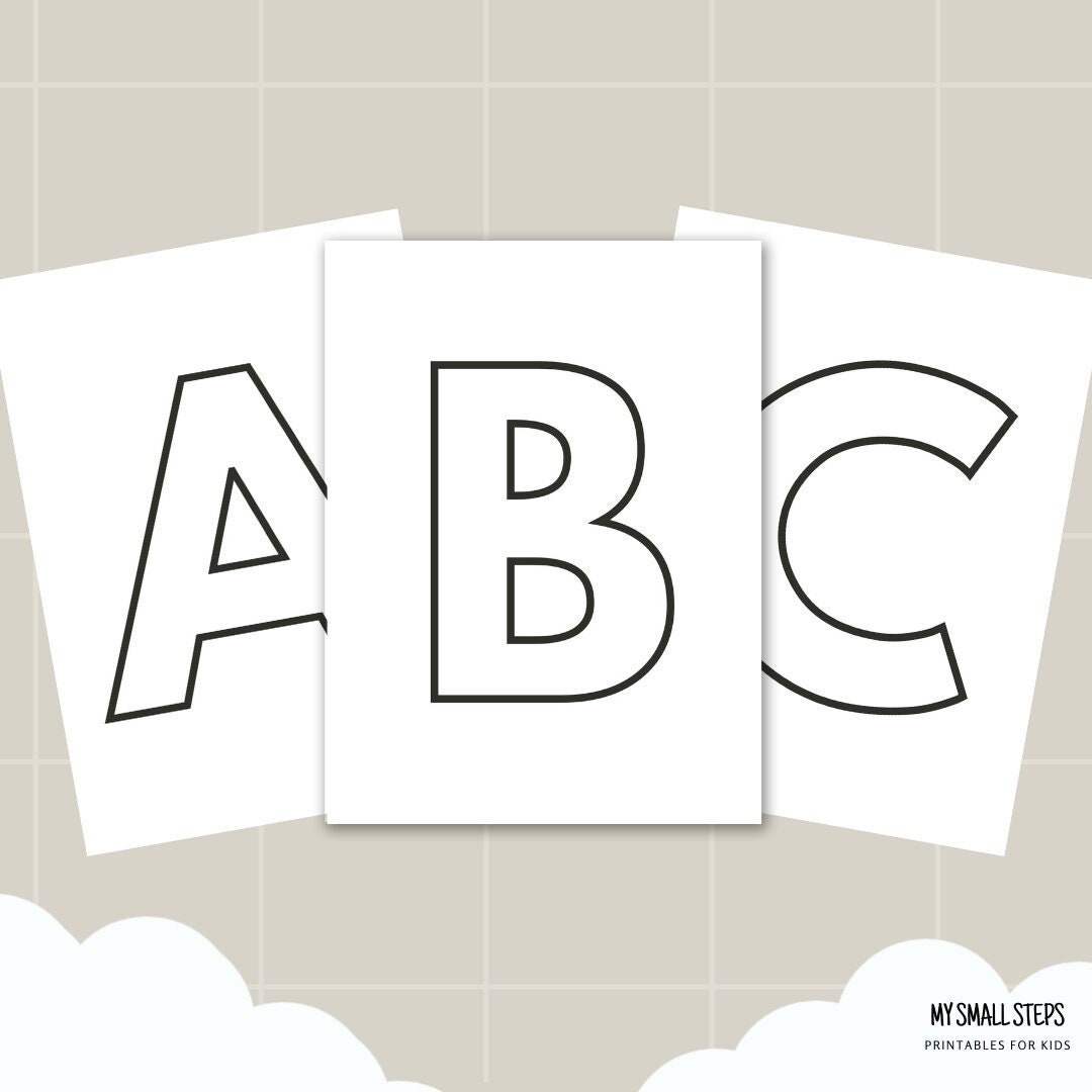 Printable Alphabet Letters and Numbers PDF Number of the Week A-Z ...