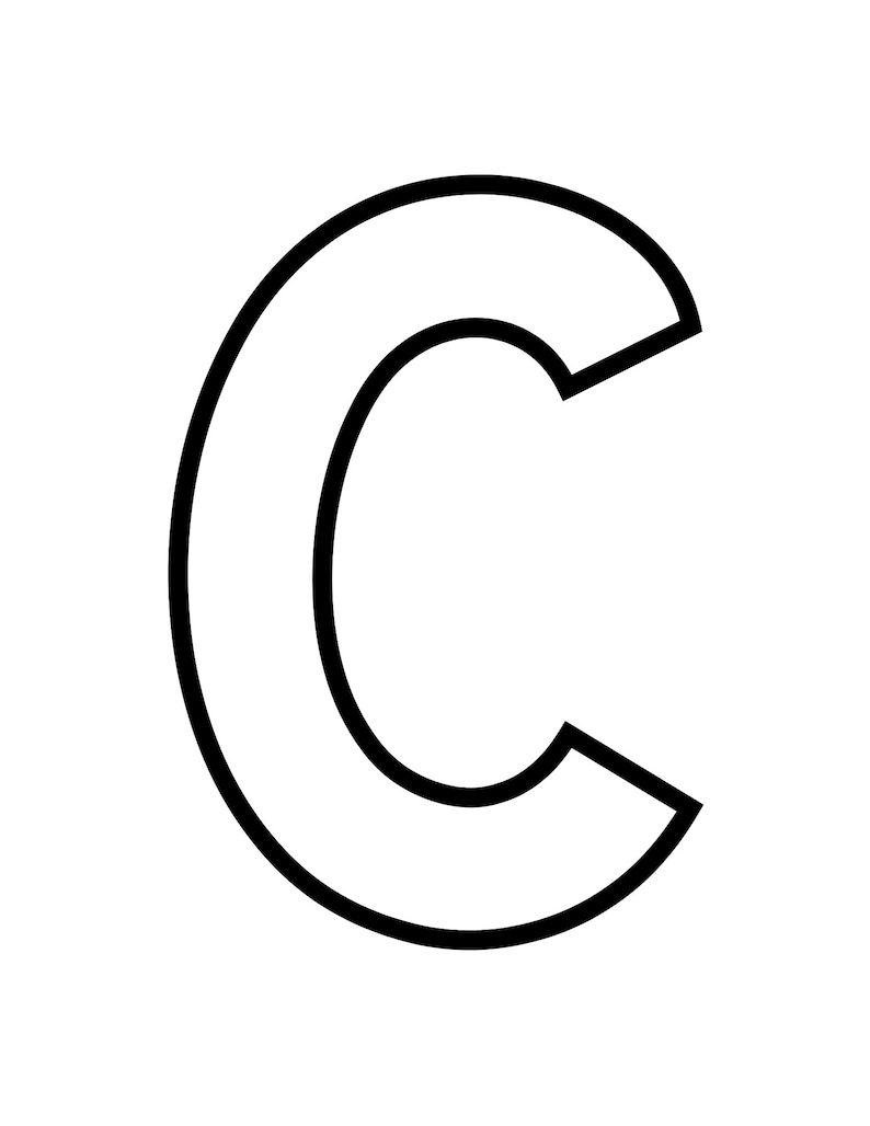 Large Alphabet Uppercase Letters for Classroom Big Letters Templates ...