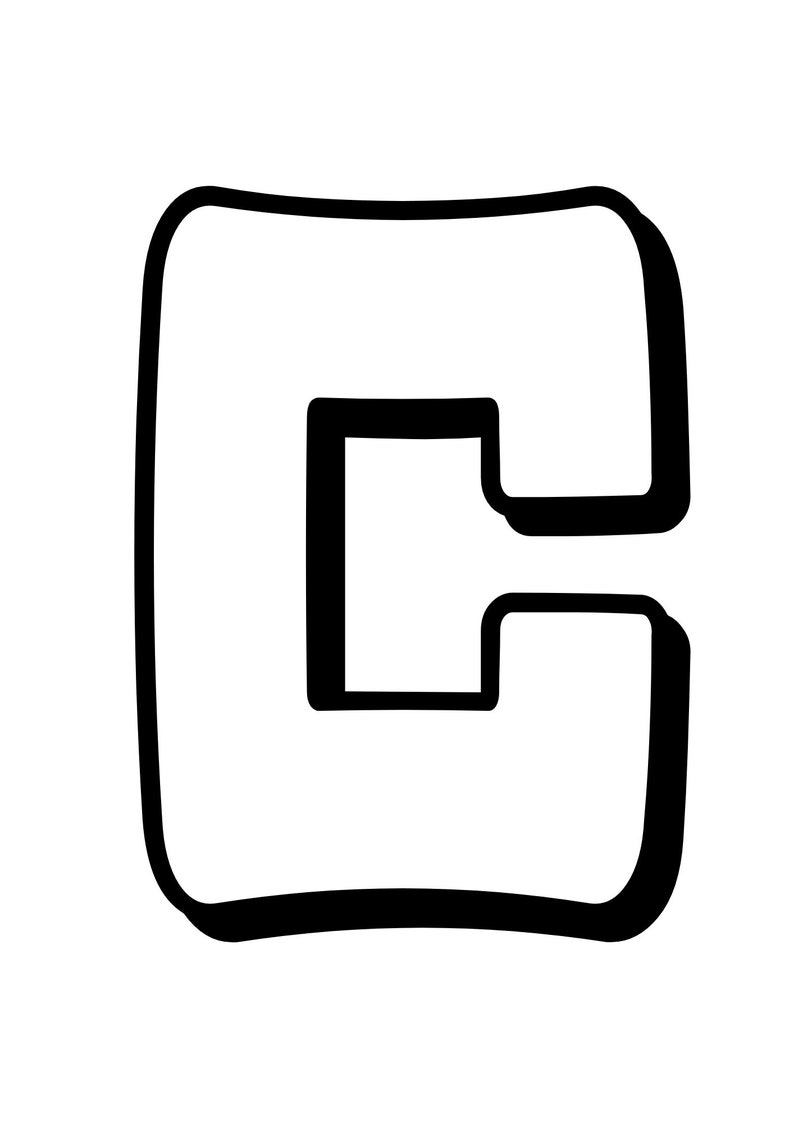 Large Printable Alphabet Letters for Classroom 8 Inch Big Number ...