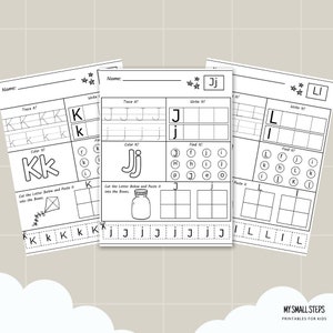 Printable ABC Worksheets, Alphabet Activity Pages, Preschool Letter of ...