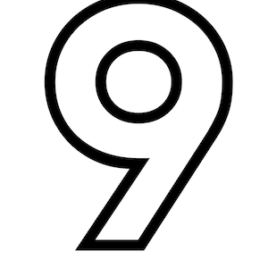 Large Bubble Numbers for Classroom Big Number Templates Printable Block ...