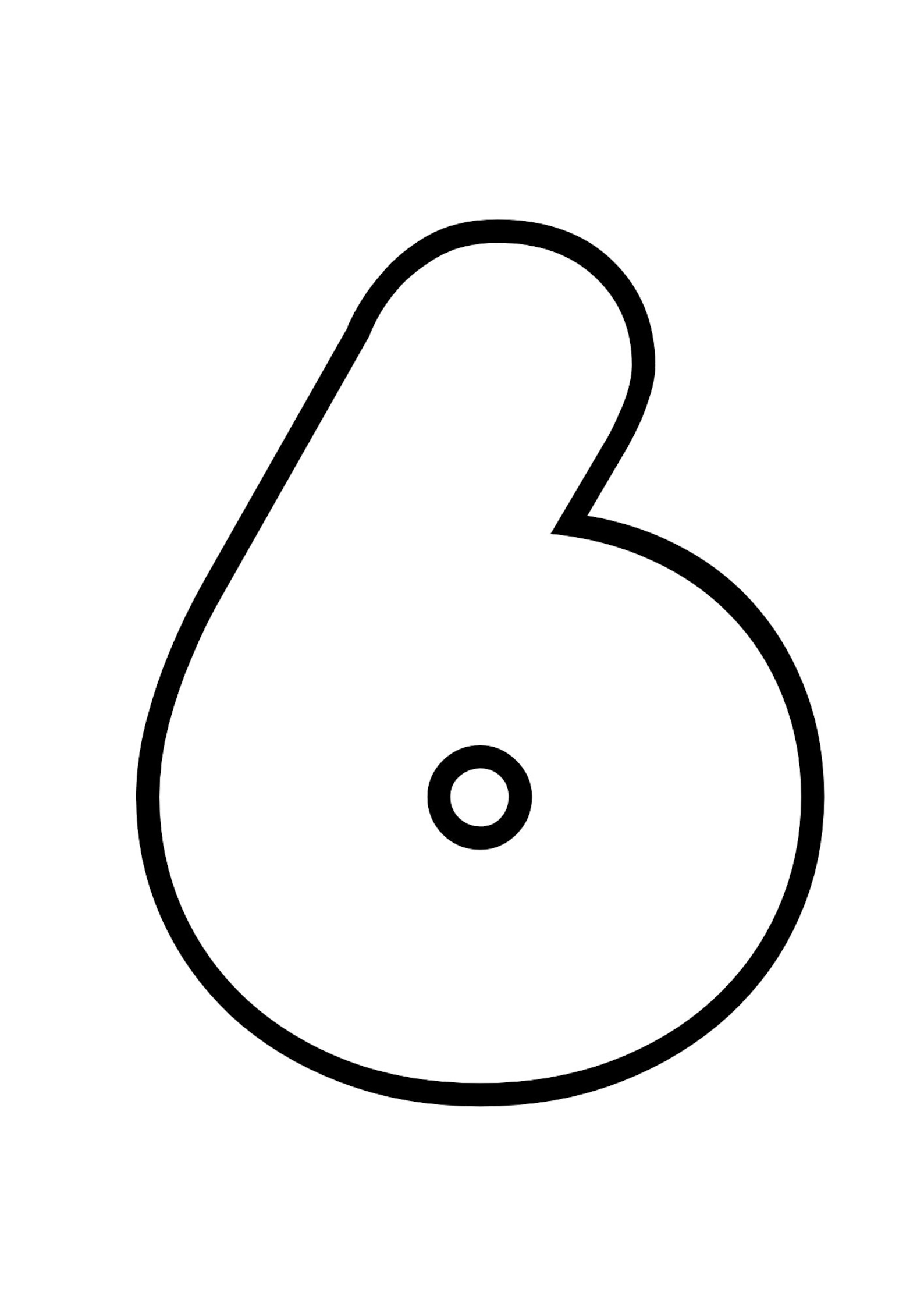 Large Bubble Numbers for Classroom Big Number Templates Printable Block ...