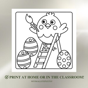 Easter Coloring Pages for Kids, Easter Toddlers and Kindergarten ...