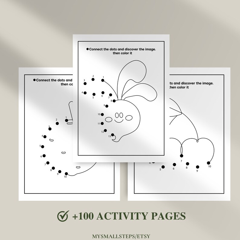 Dot to Dot Printable, Connect the Dots 1-30, Cute Coloring Pages ...