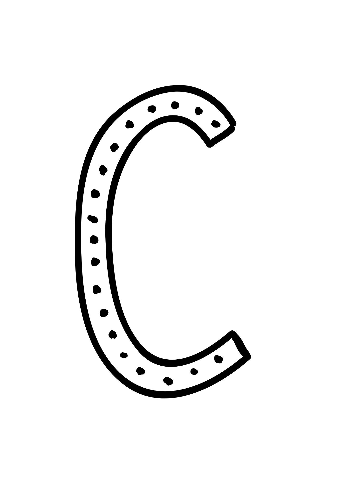 Large Printable Alphabet Letters for Classroom 8 Inch Big Number ...