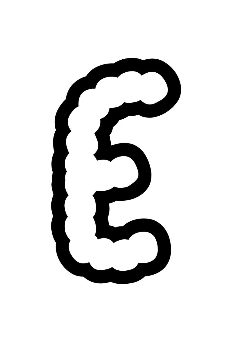 Large Printable Alphabet Letters for Classroom 8 Inch Big Number ...