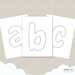 Large Alphabet Bubble Letters for Classroom Big Letters and Numbers ...
