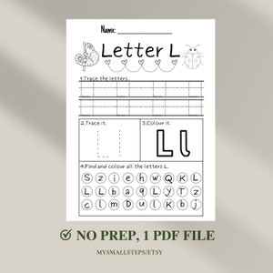 Printable Alphabet Worksheets, ABC Activity Book, Letter of the Week, A ...