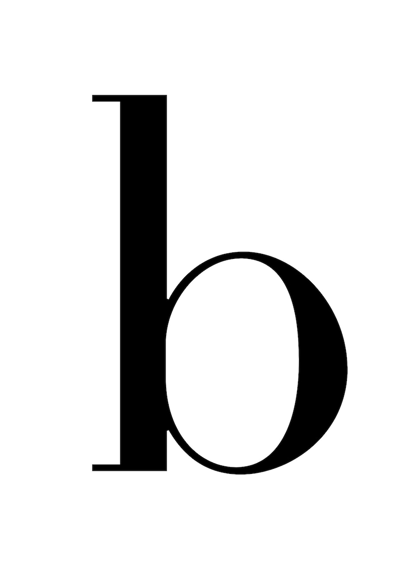 Large Printable Alphabet Letters for Bulletin Board, 8 Inch Big Number ...