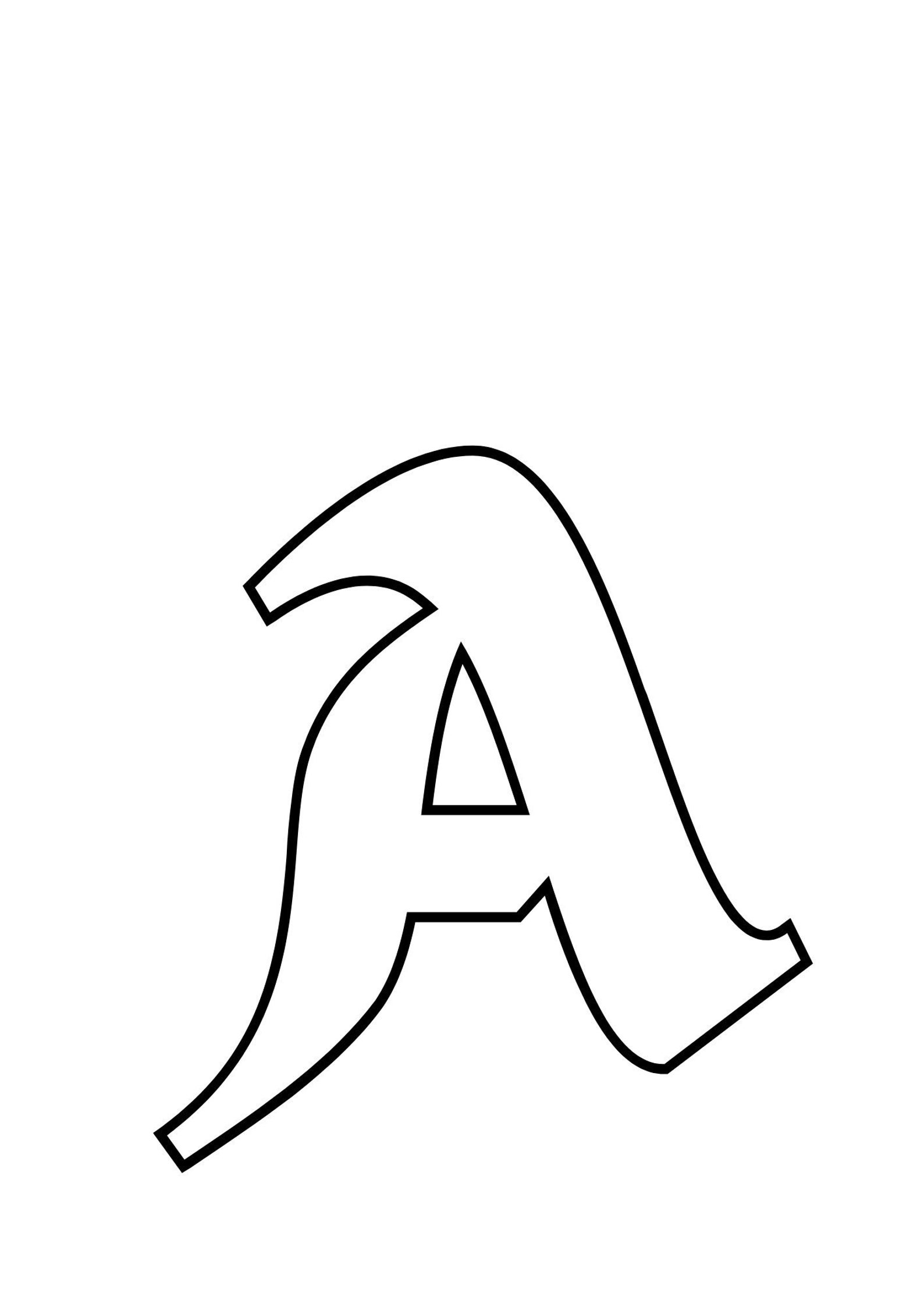 Large Alphabet Letters for Classroom Big Number Templates Printable ...