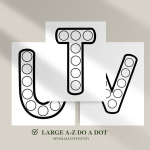 Summer Busy Book, Dot Marker Coloring Pages, Alphabet A-Z Do a Dot ...