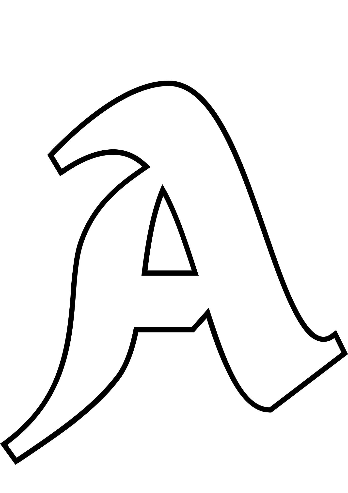 Large Printable Letters for Classroom Big Alphabet Letters Templates ...