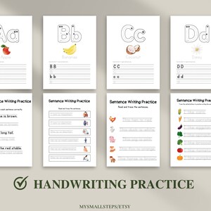 Busy Book Printable, Preschool + Kindergarten Learning Bundle, Pre-k ...