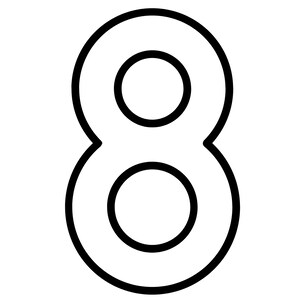 Large Numbers for Classroom Big Number Templates Printable Block ...