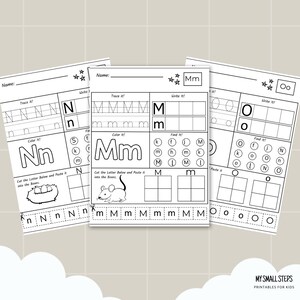 Printable ABC Worksheets, Alphabet Activity Pages, Preschool Letter of ...