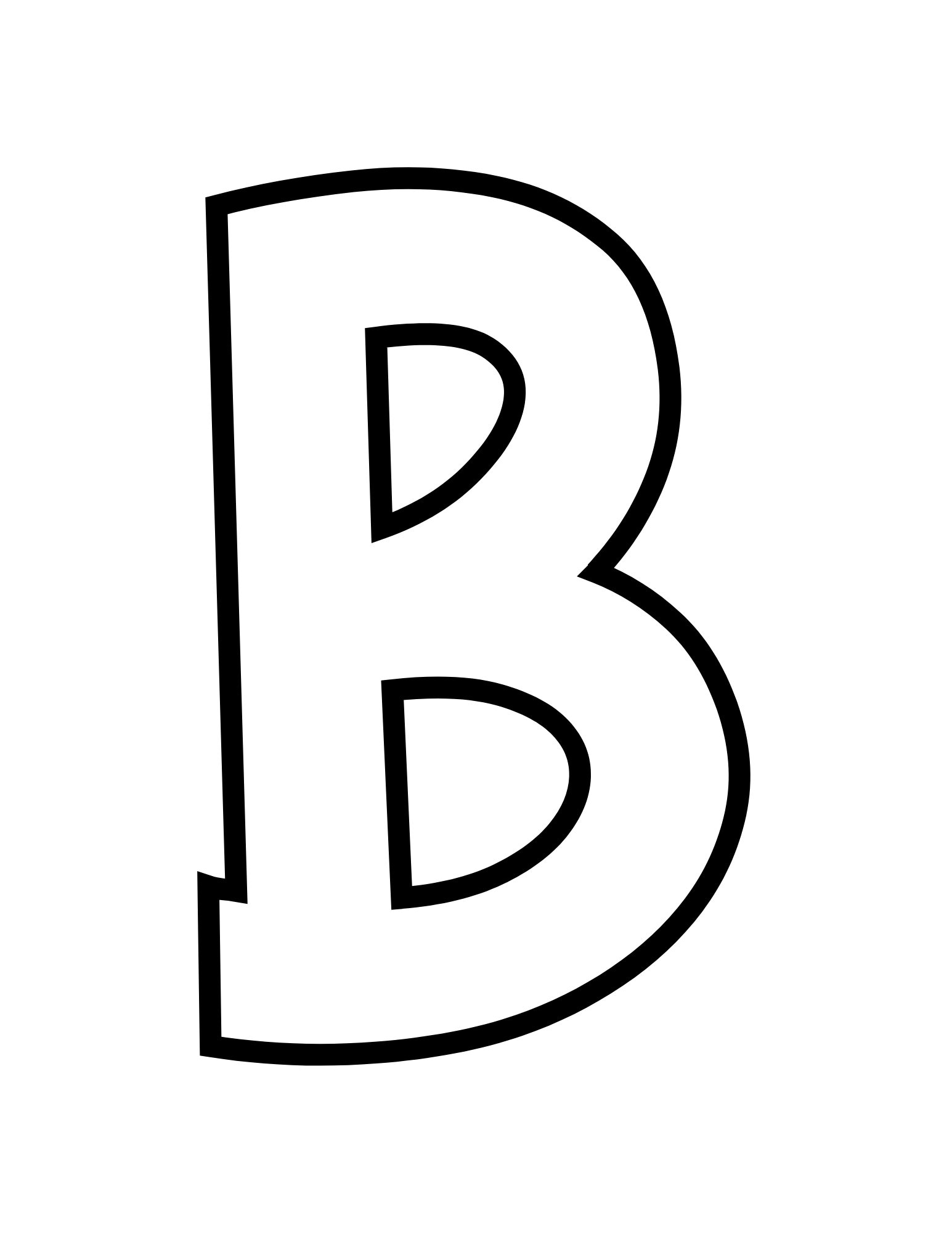 Large Alphabet Uppercase Letters for Classroom Big Letters Templates ...