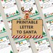Dear Santa Letter Letter to Santa Printable Christmas Wish List for ...