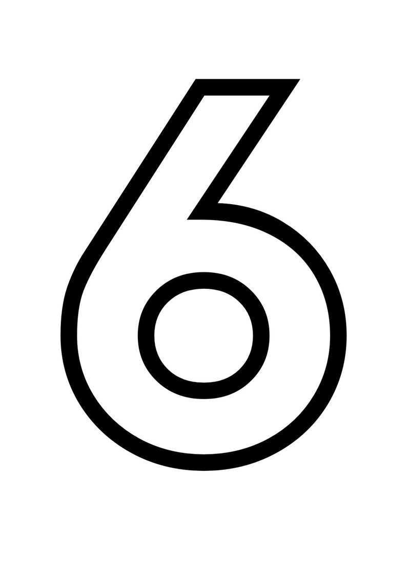 Large Bubble Numbers for Classroom Big Number Templates Printable Block ...