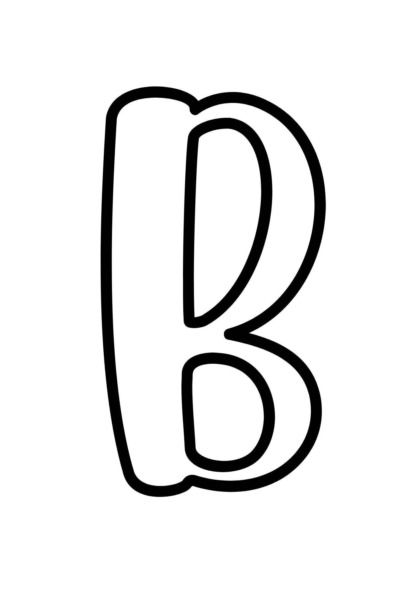 Large Alphabet Bubble Letters for Classroom Big Letters Templates ...