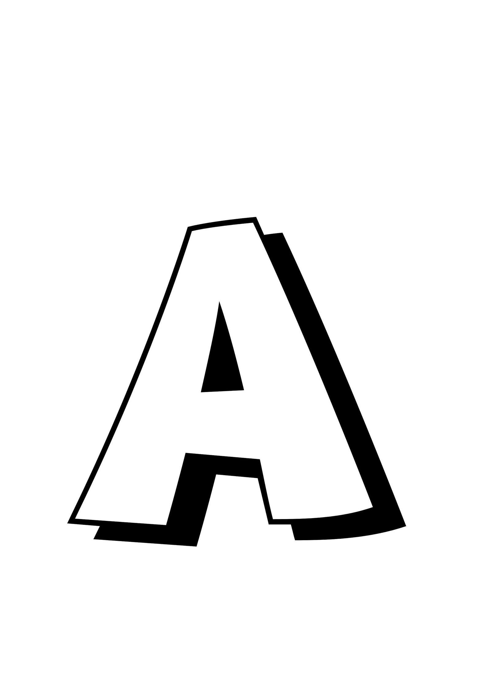 Large Alphabet Bubble Letters for Bulletin Board Big Letters Templates ...