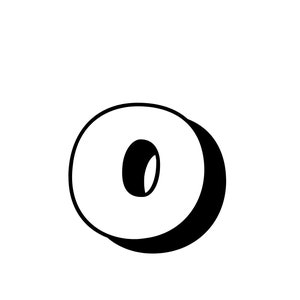 Large 3D Numbers for Classroom Big Bubble Number Templates Printable ...