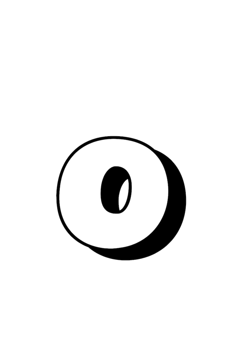 Large 3D Numbers for Classroom Big Bubble Number Templates Printable ...