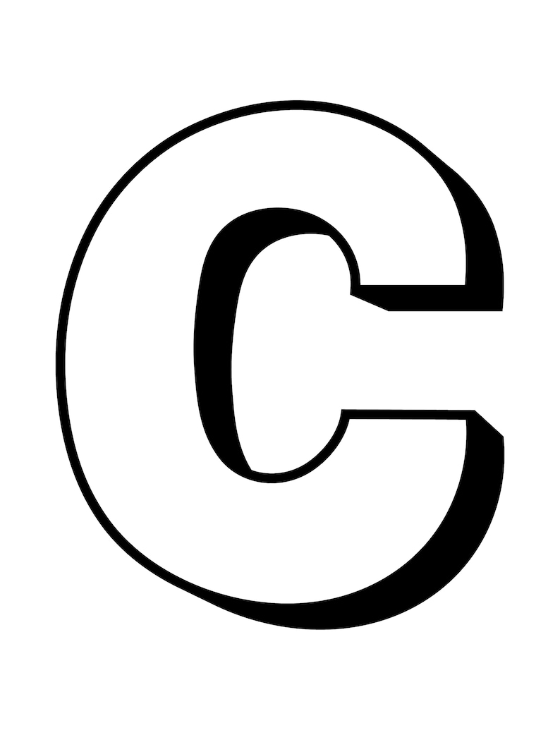 3D Large Alphabet Letters for Classroom Printable Bulletin Board ...