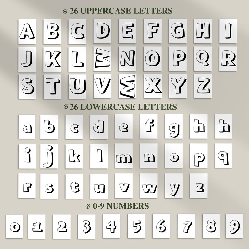 Large Alphabet Bubble Letters for Bulletin Board Big Letters Templates ...