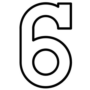 Large Numbers for Classroom Big Number Templates Printable Block ...