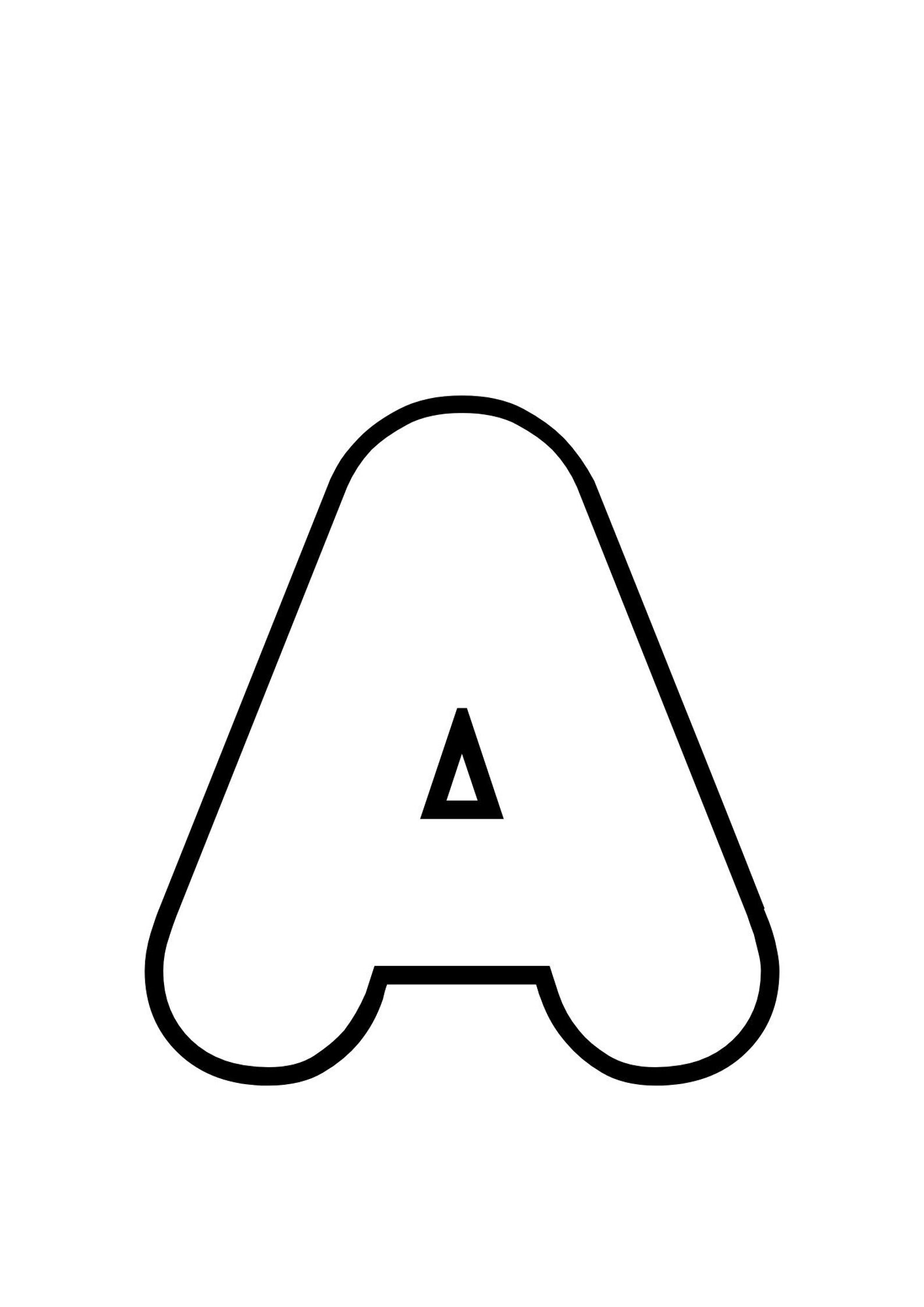 Large Alphabet Bubble Letters for Classroom Big Letters Templates ...