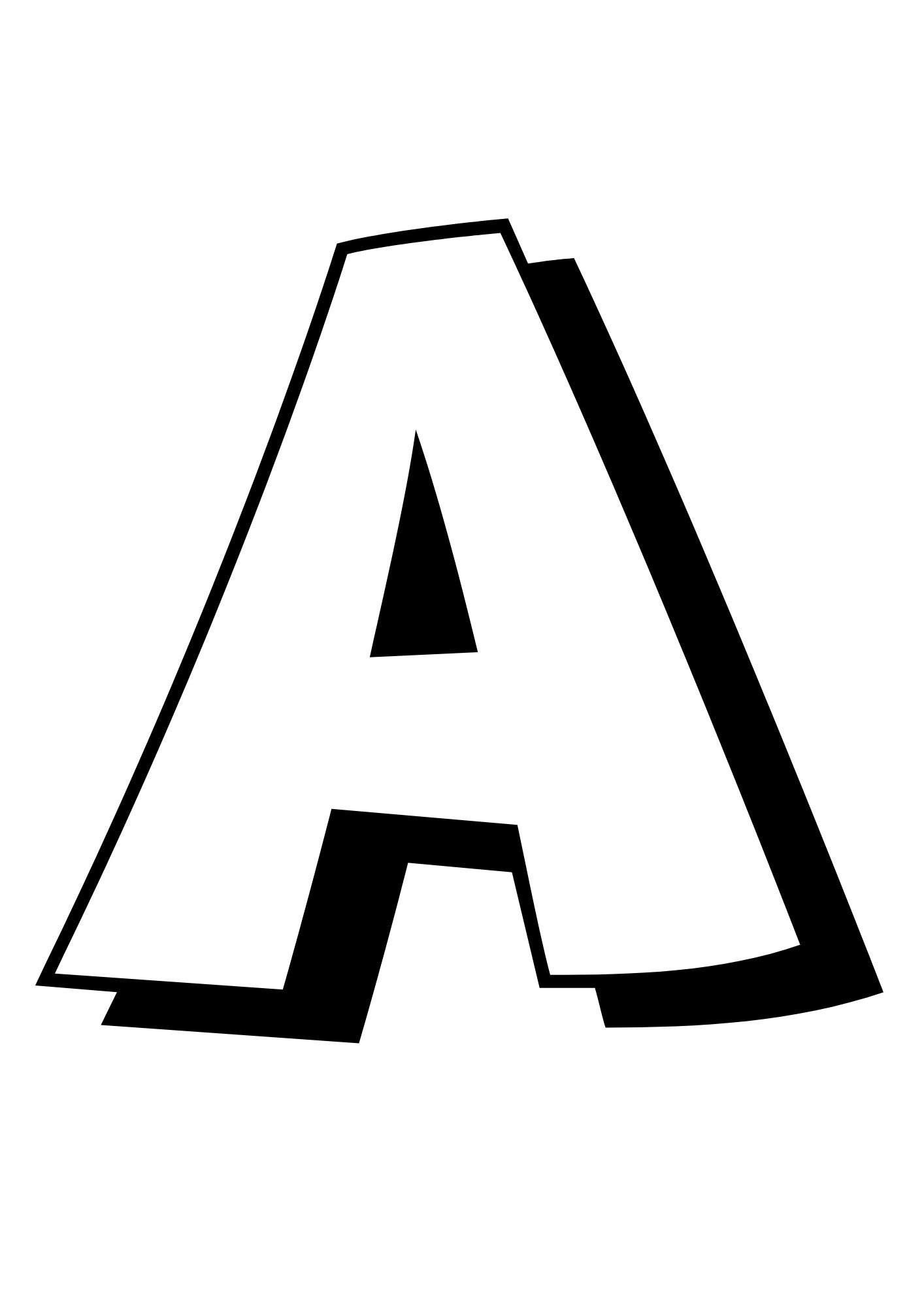 Large Printable Letters for Classroom Big Alphabet Letters Templates ...