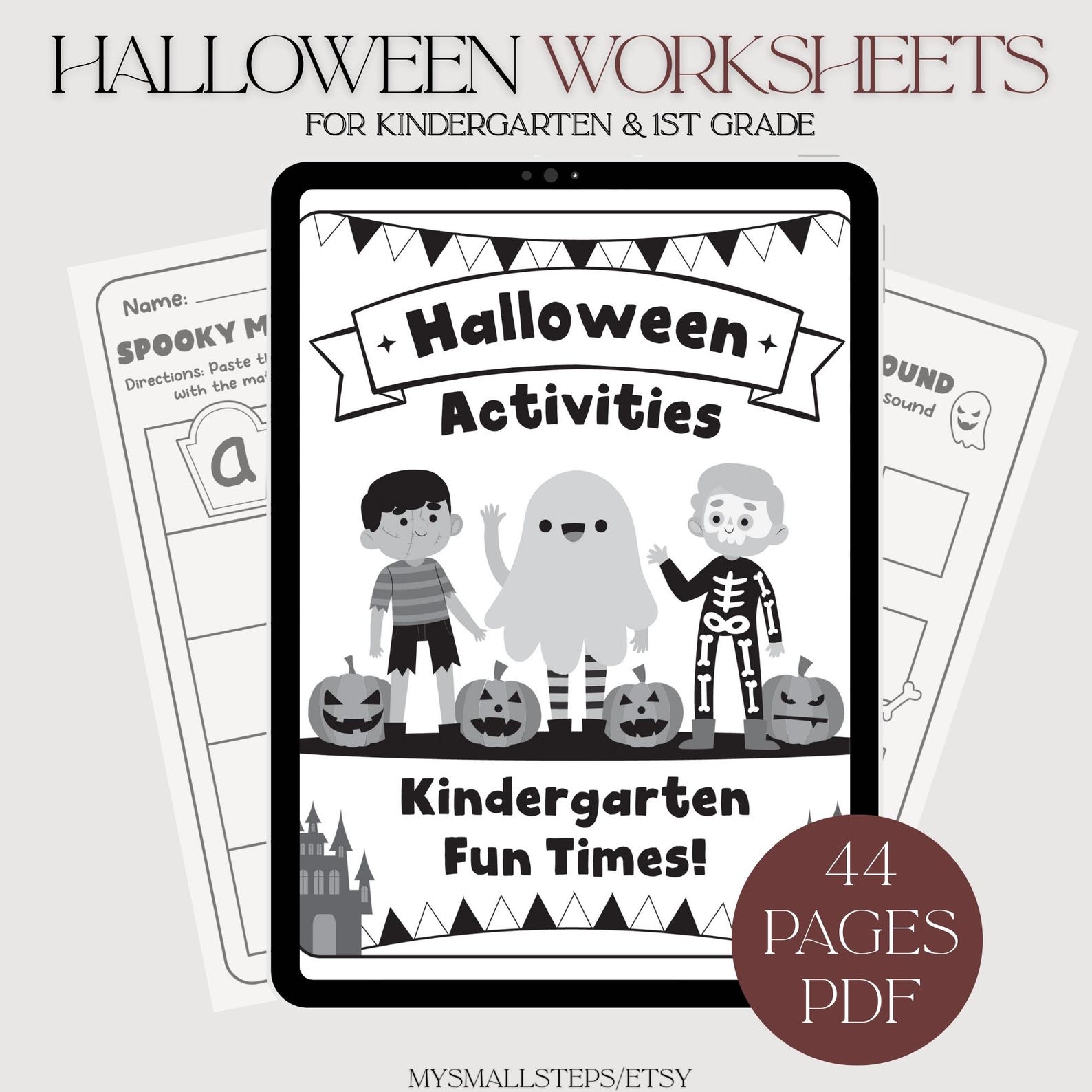 Printable Halloween Activities, Printable Halloween Busy Book ...
