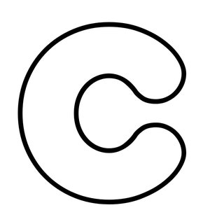 Large Alphabet Bubble Letters for Classroom Big Letters Templates ...